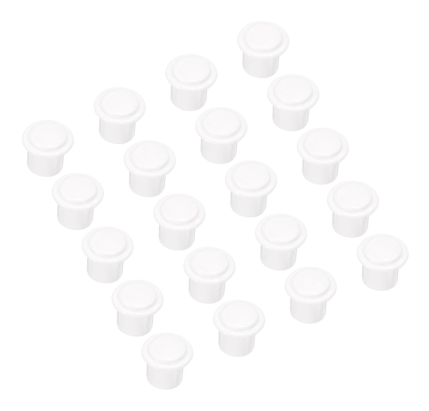 hgudesign Tube Covers Internal Plug Pipe Inner 16mm End Caps Round ...