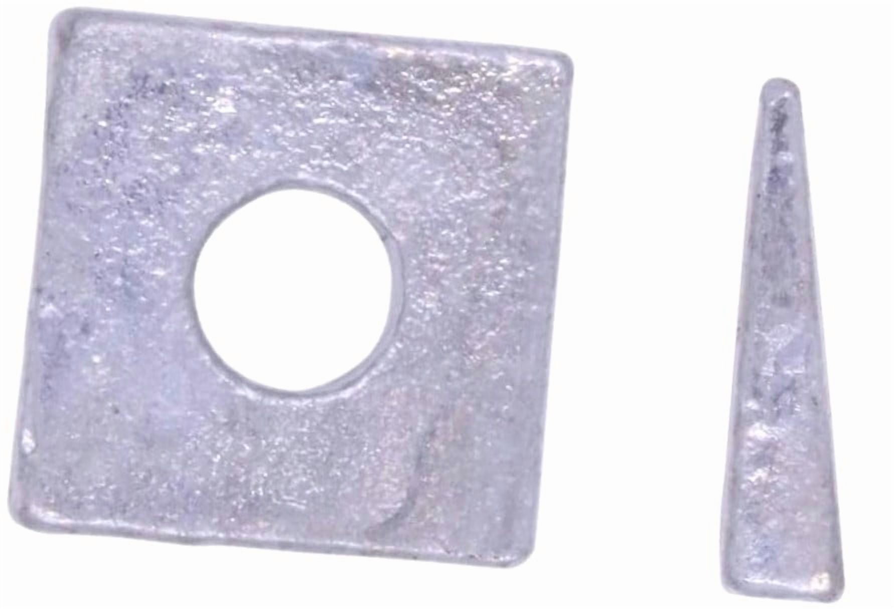 hgudesign -Turn - 3/8 Square Beveled Washer Malleable Iron Galvanized (10 Pack) - Walmart.com