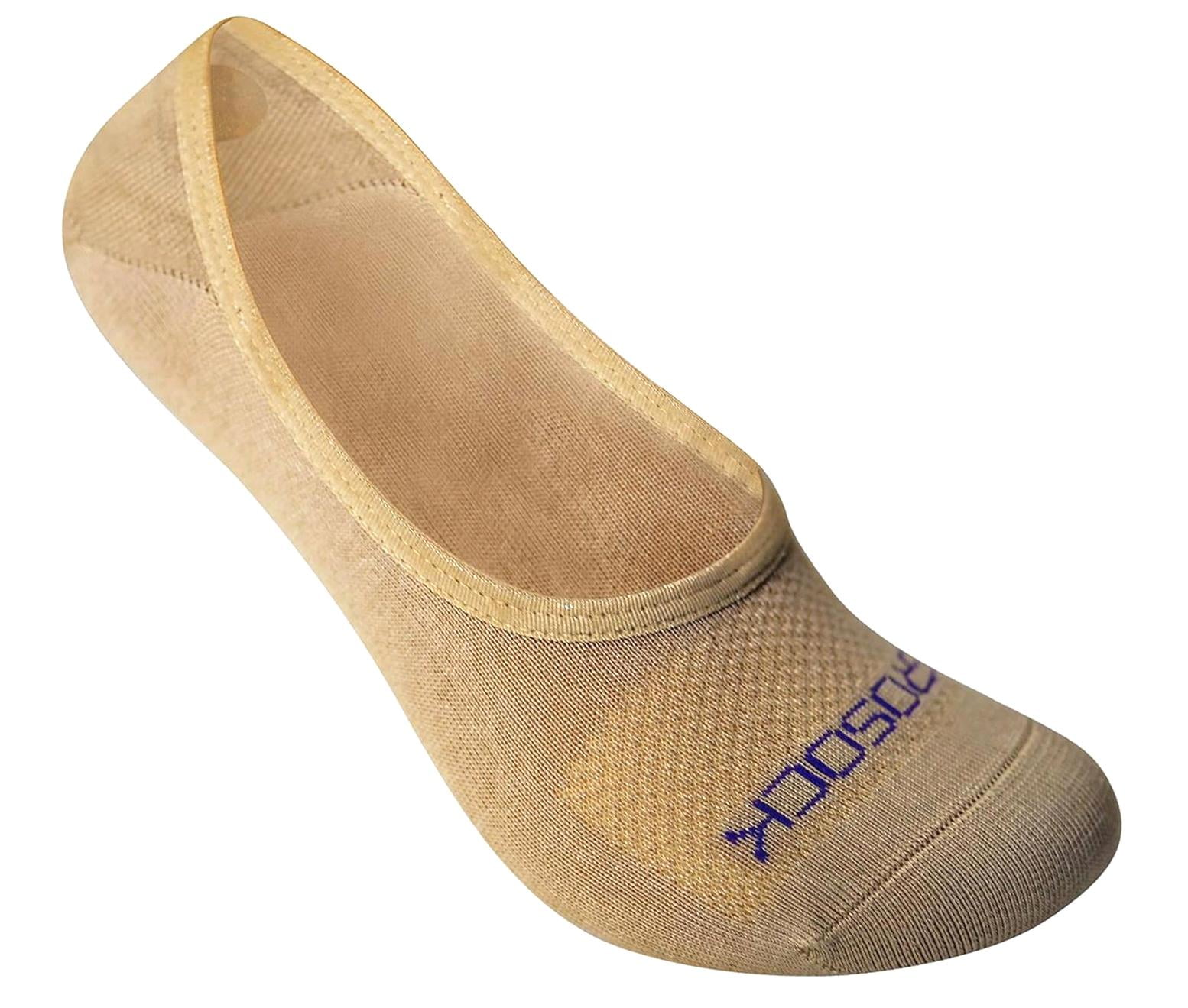 hgudesign Viscose Low Socks With Mesh Ventilation with Anti- Heel Grip ...