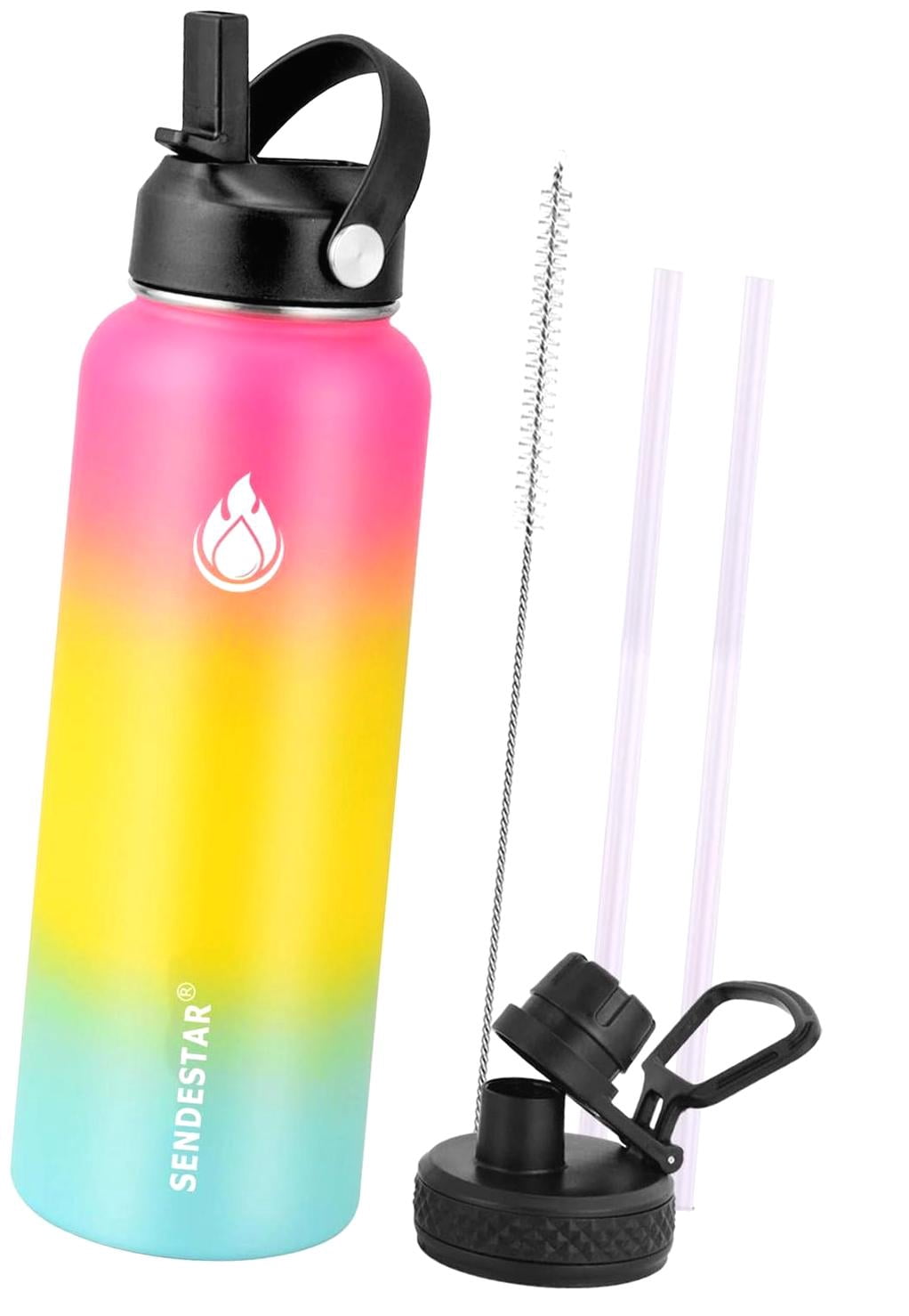 hgudesign Water Container 40oz, Double Wall Vacuum Insulated Steel ...