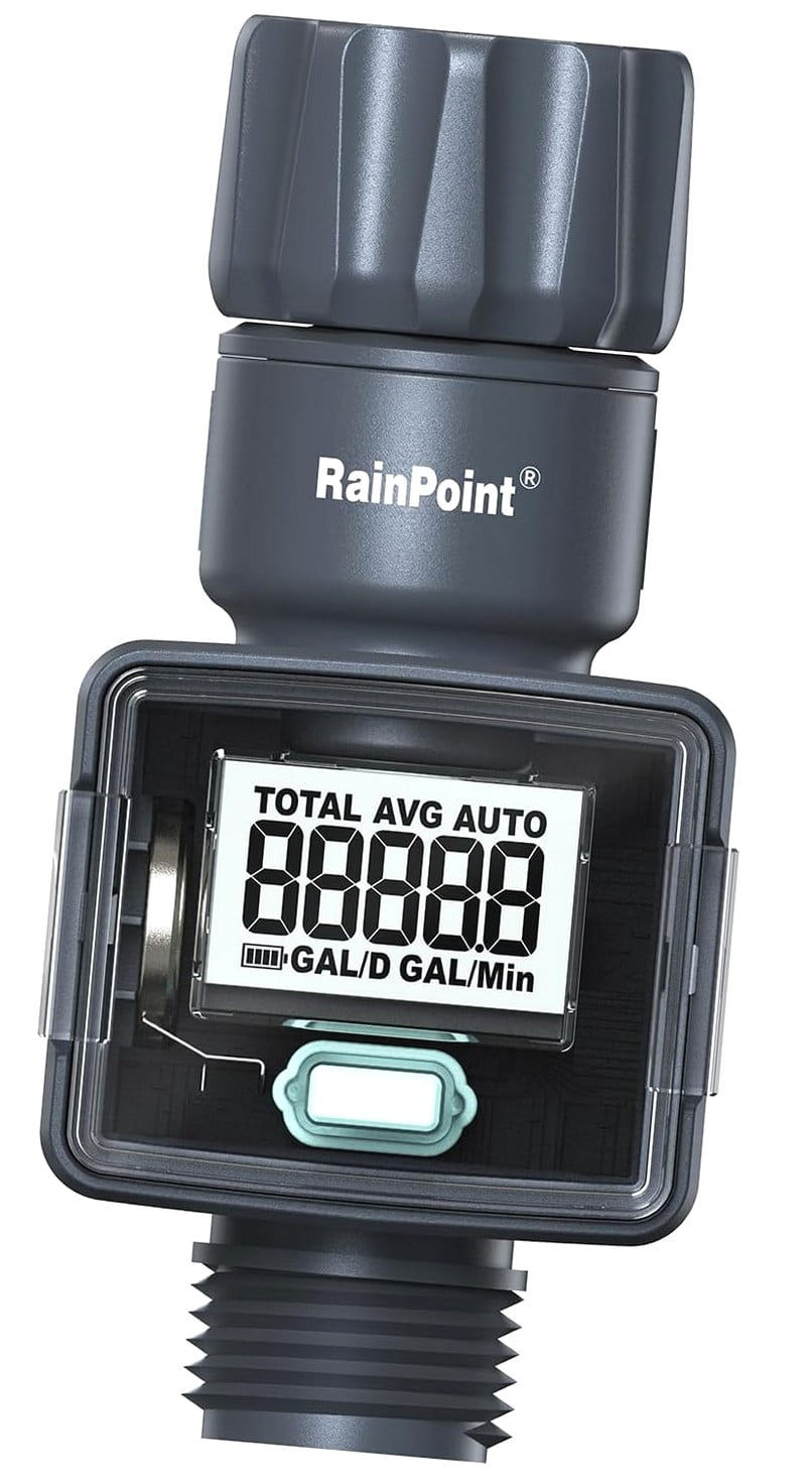 hgudesign Water Meter, Measure Consumption and to 9999.9 Gallon/Liter ...
