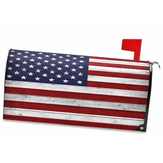 hgudesign Wooden Mailbox Cover Mailboxes Wraps Letter Post Box Cover ...