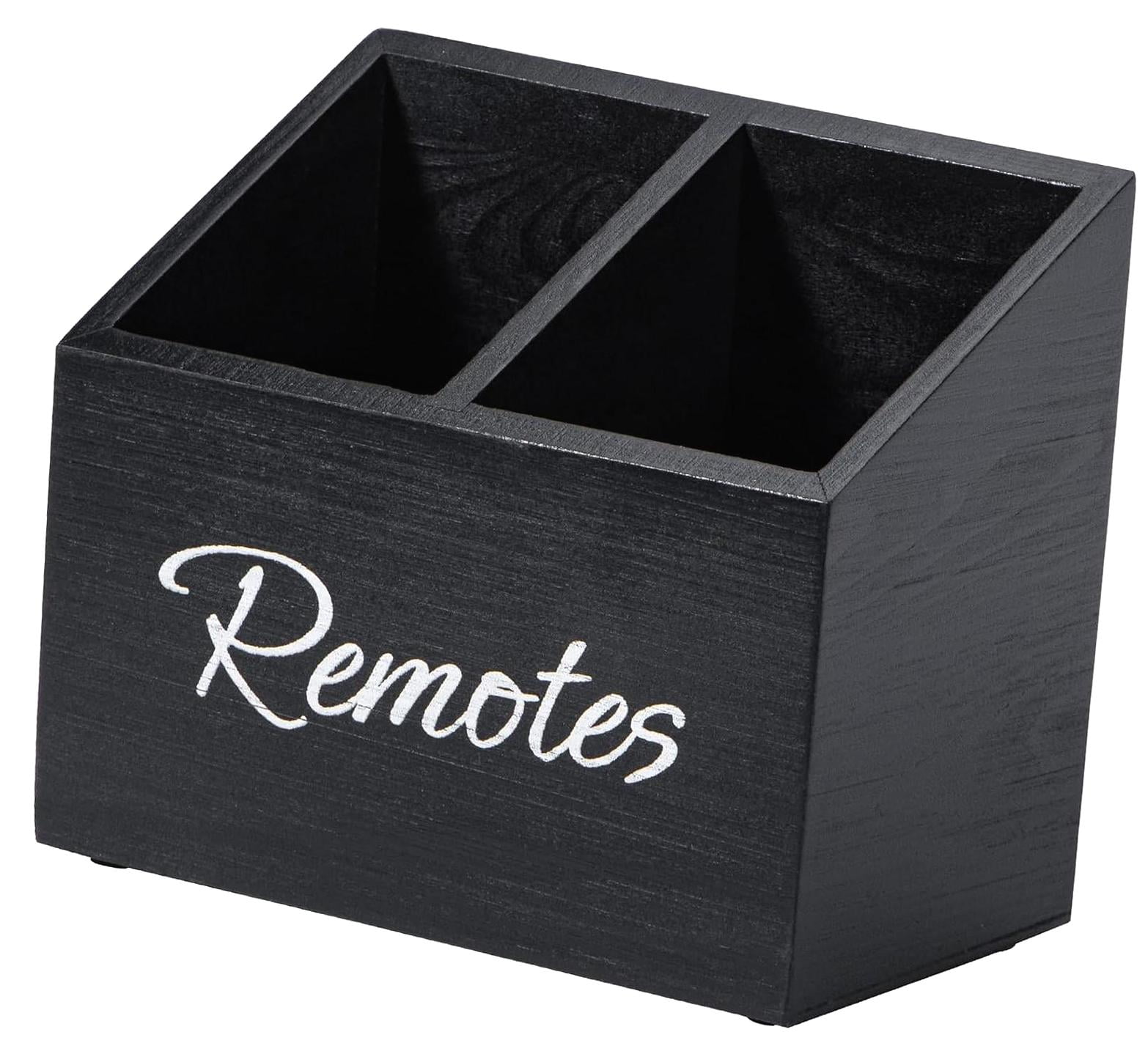 hgudesign Wooden Media Remote Control Caddy, A Stylish Organizer for ...