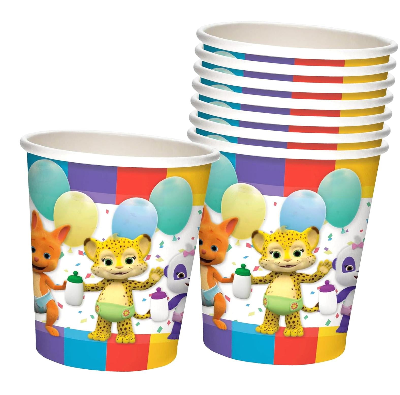 hgudesign Word Party Cups 8ct - 9oz Themed Cups for Word Party ...