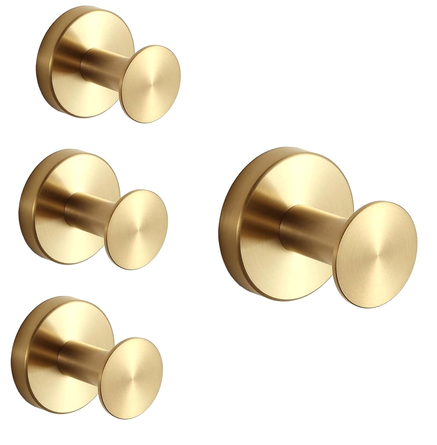 hgudesign for Bathrooms, 4 Pack Steel Robe Coat Robe Clothes , Wall ...