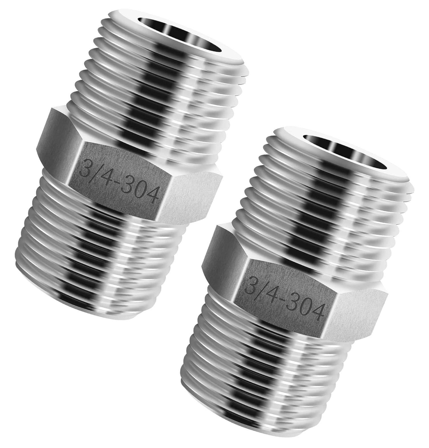 hgudesign npt 3/4 stainless steel hexagonal pipe fitting, 3000 psi ...