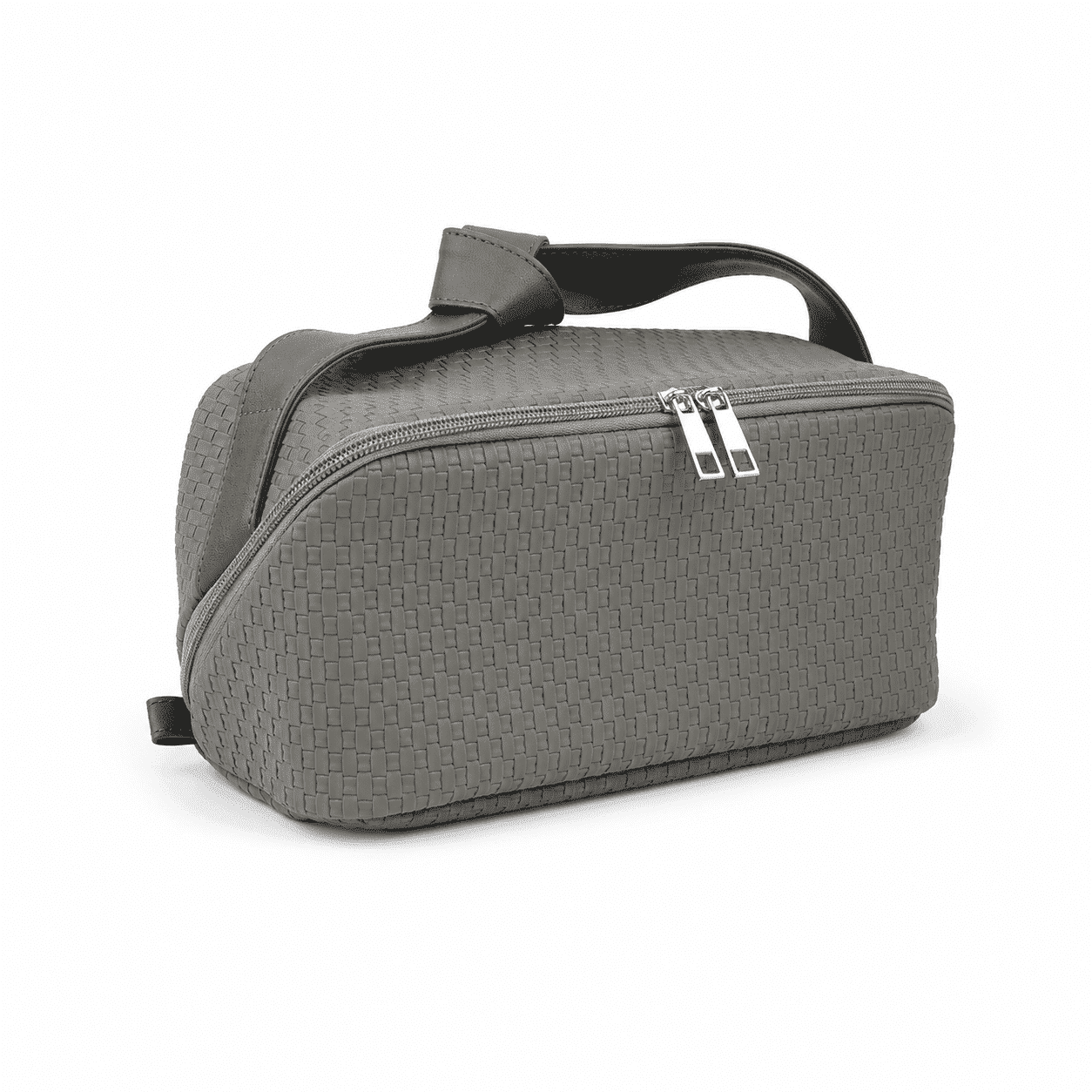 hhhouu Water-Resistant Adult PU Leather Cosmetic Toiletry Makeup Bag ...