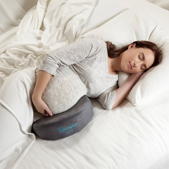 Hiccapop Pregnancy Pillow Wedge, Dual-Sided Memory Foam Support for ...