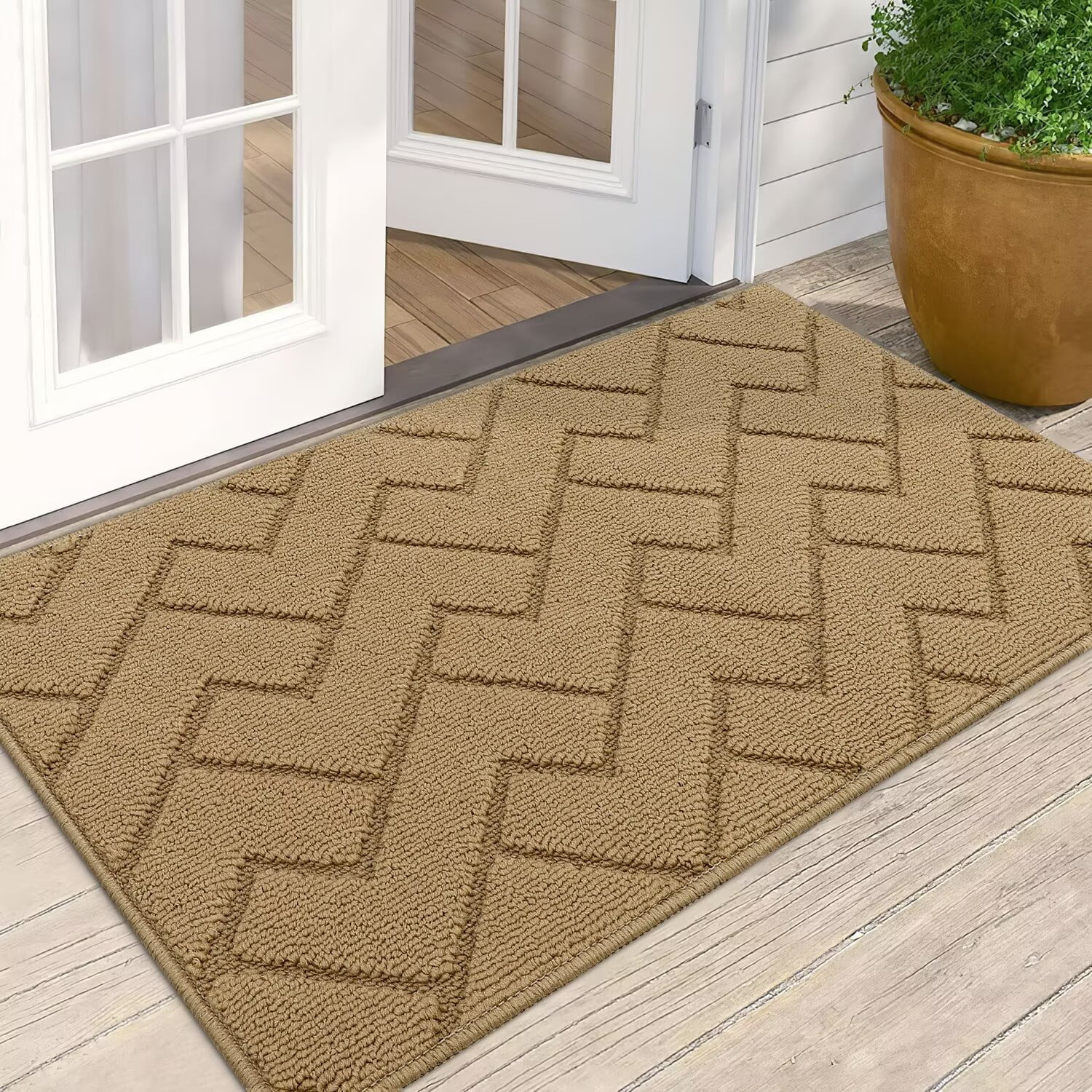 hicorfe Indoor Doormat,Non-Slip Front Back Door Mat for Entryway,Inside ...