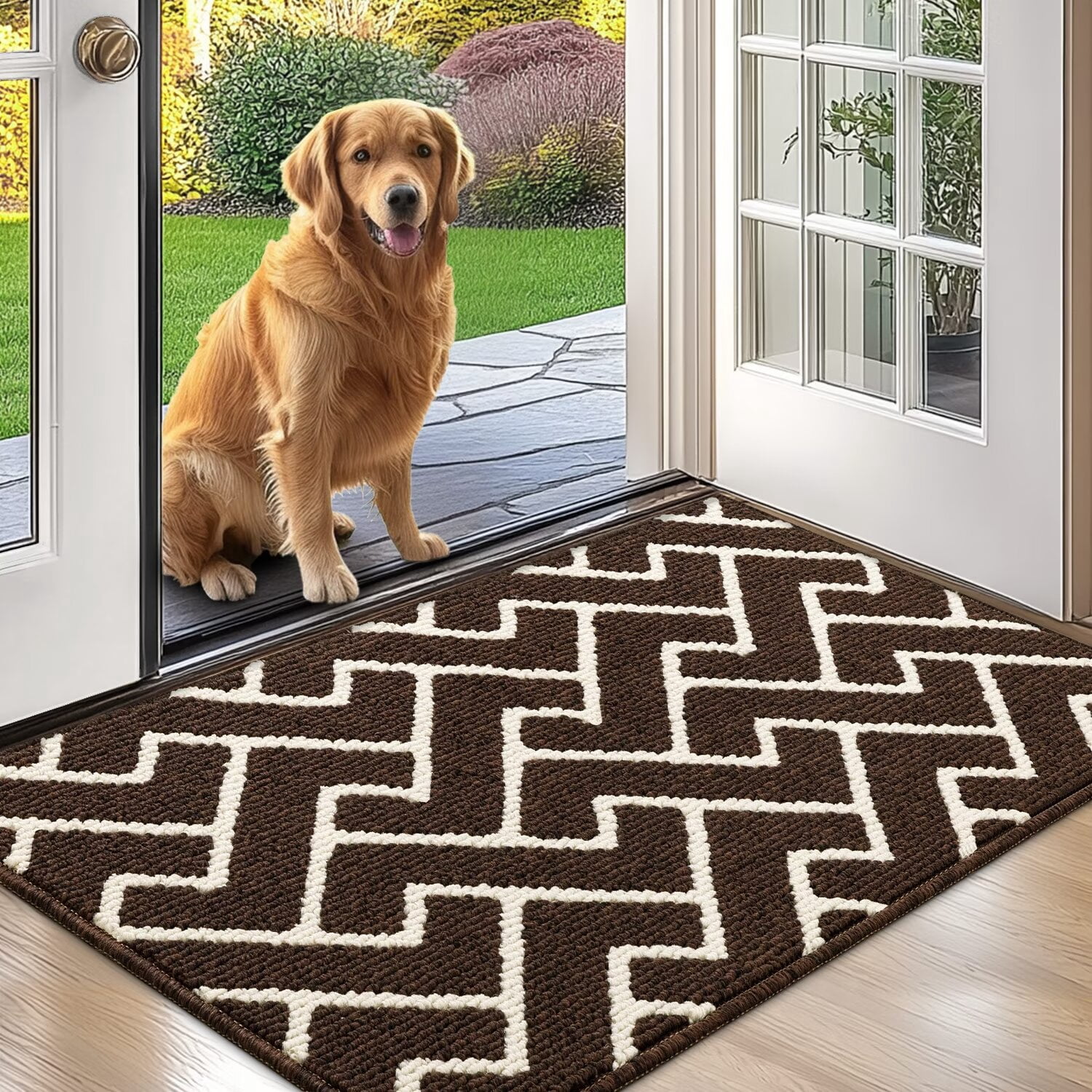 hicorfe Indoor Doormat,Non-Slip Front Back Door Mat for Entryway,Inside ...