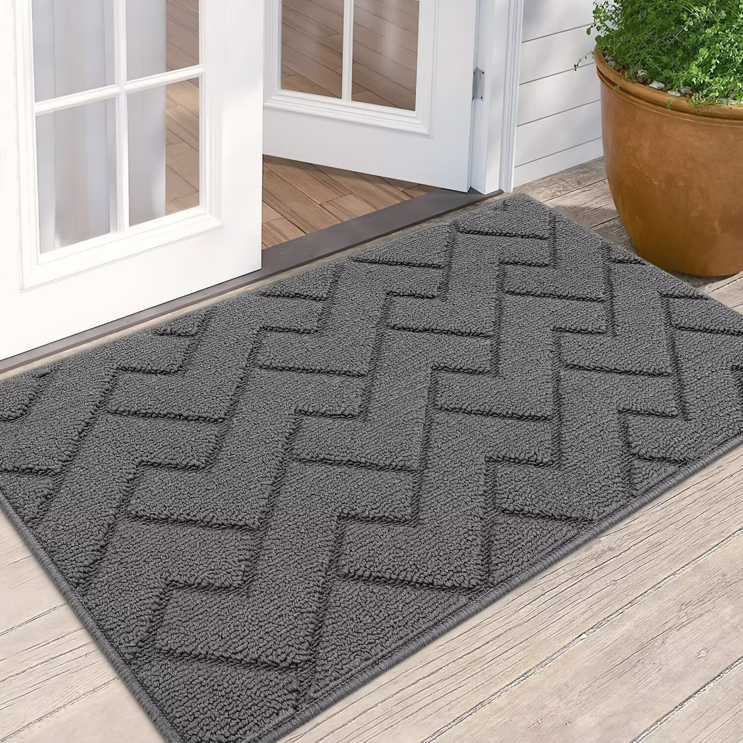 hicorfe Indoor Doormat,Non-Slip Front Back Door Mat for Entryway,Inside ...