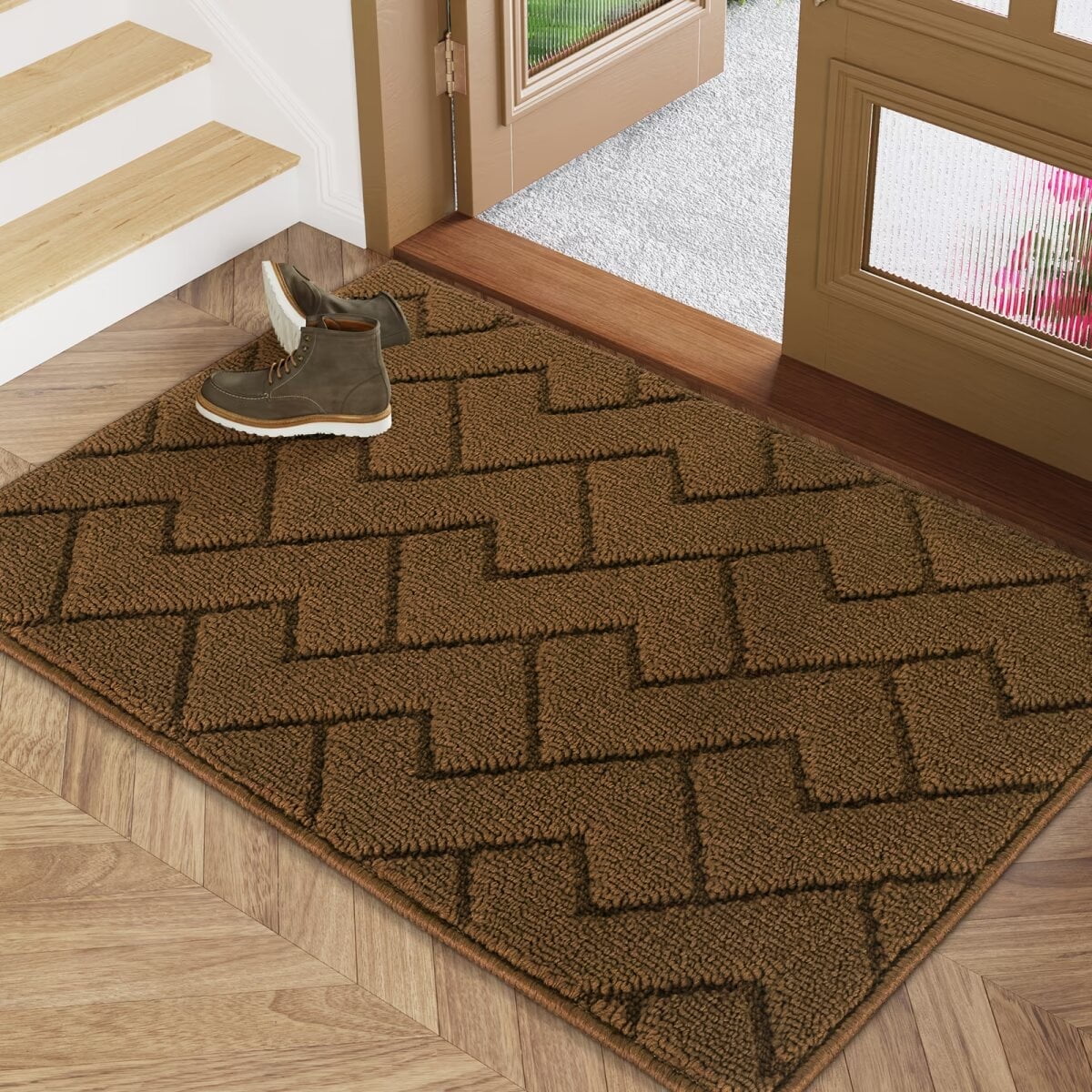 hicorfe Indoor Doormat,Non-Slip Front Back Door Mat for Entryway,Inside ...