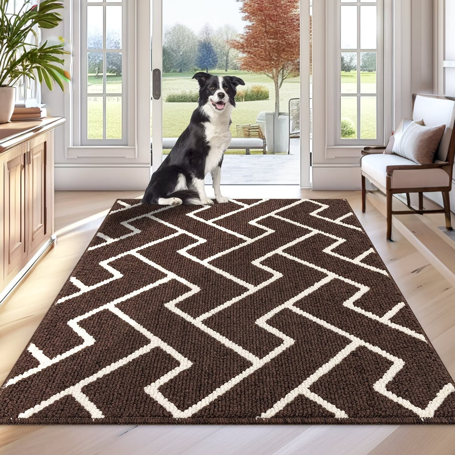 Free Shipping! hicorfe Indoor Doormat,Non-Slip Front Back Door Mat for ...