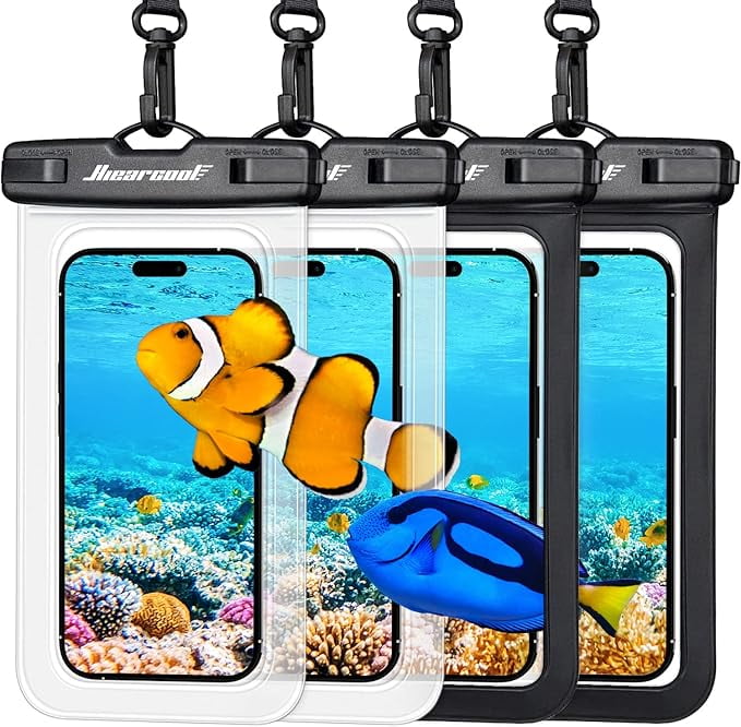 Hiearcool Waterproof Phone Pouch, Waterproof Phone Case for iPhone ...
