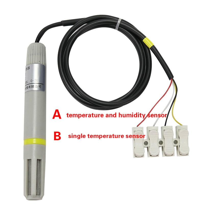 high precision duct temperature and humidity transmitter sensor pipeline type RS485 output ...
