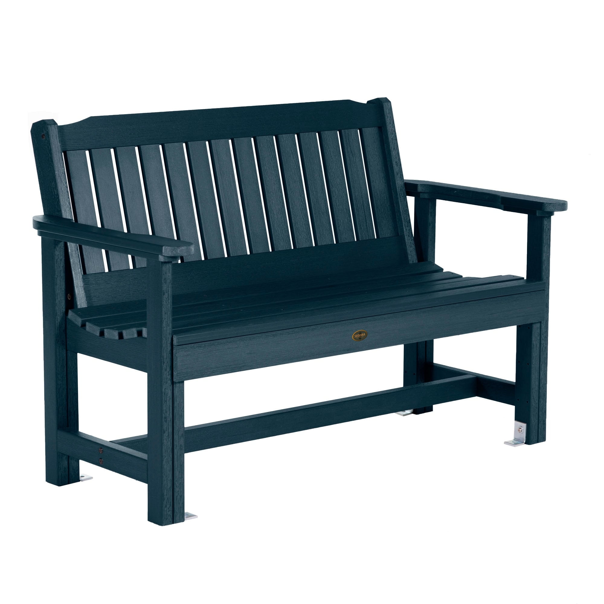 highwood Commercial Grade Exeter 4 Foot Garden Bench Federal Blue ...