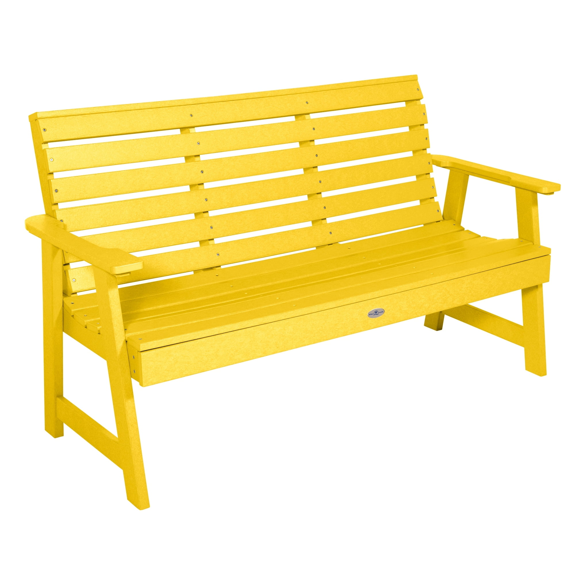 highwood Riverside 5-Foot Garden Bench - N/A Sunbeam Yellow - Walmart.com