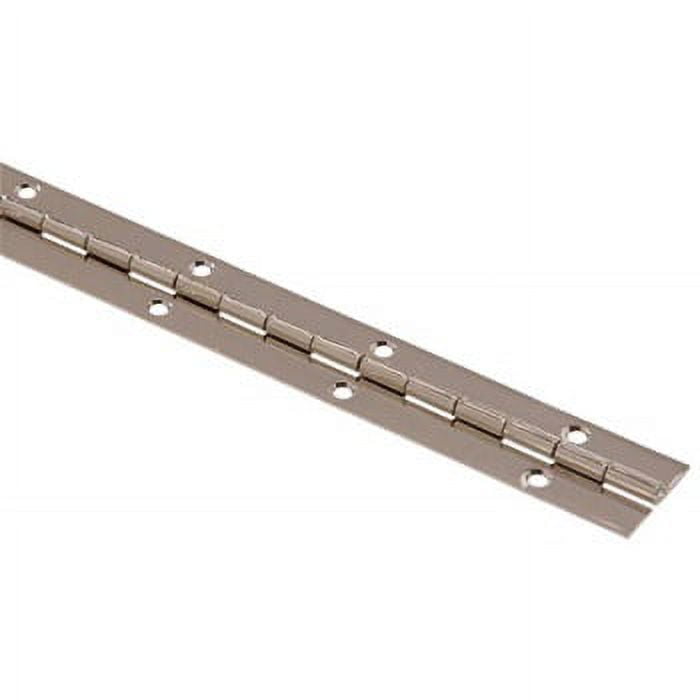 hillman hardware essentials 851063 continuous pin 24" x 1-1/4" nickel ...