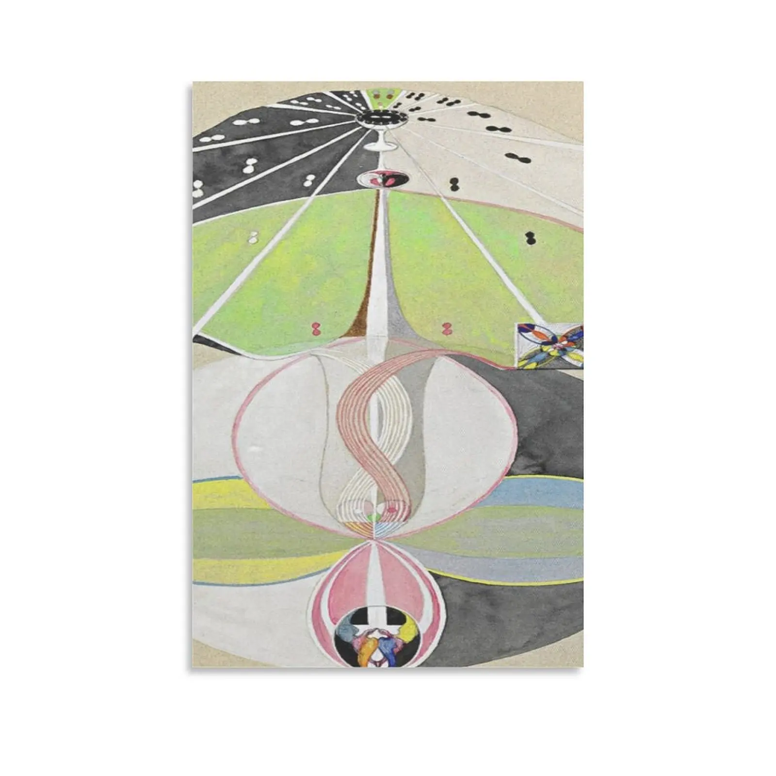 hilma af klint Tree of Knowledge 1915 Canvas Painting decorations for ...