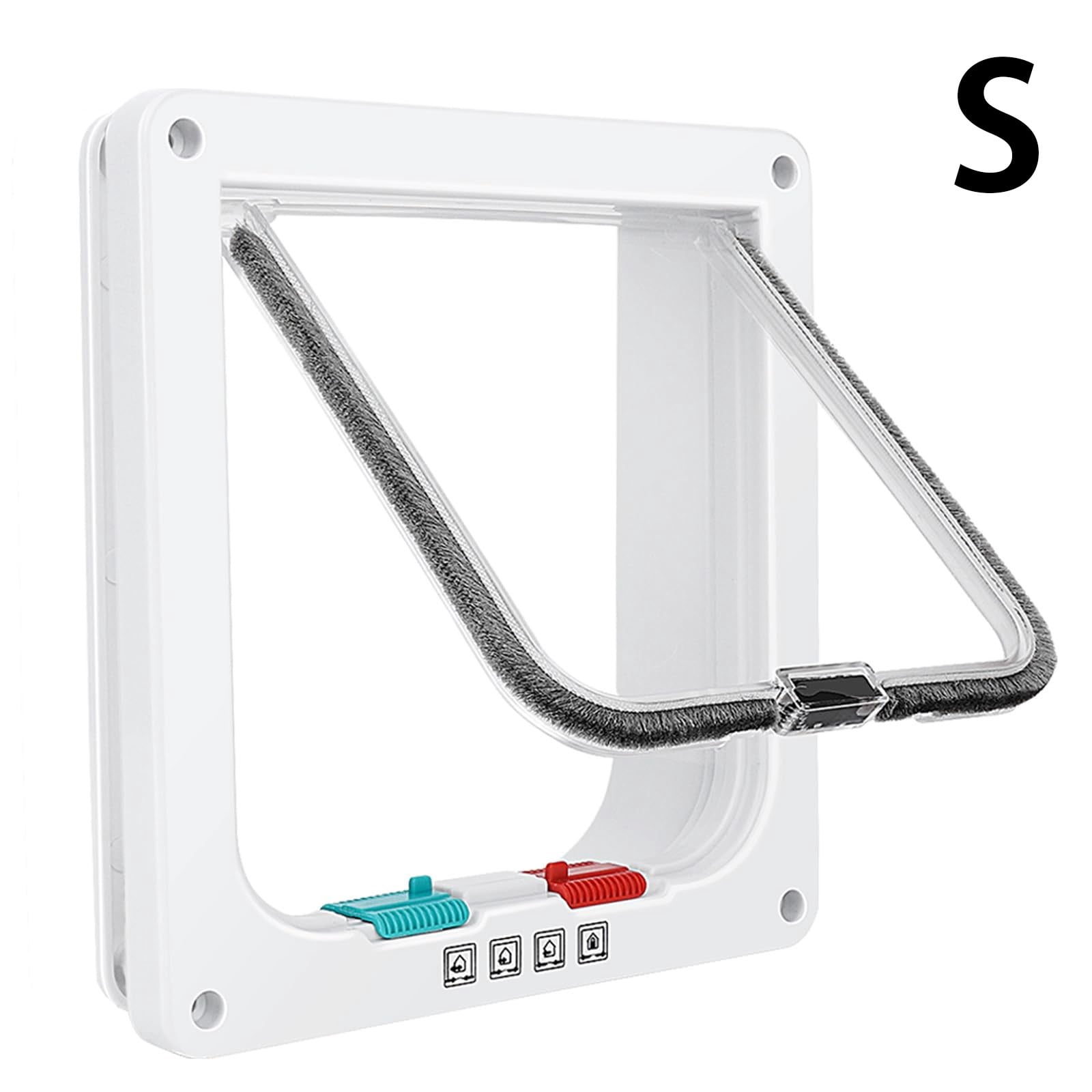 hin Cat Door for Windows, Pet Doors and Sliding Door, Safety Pet Door ...