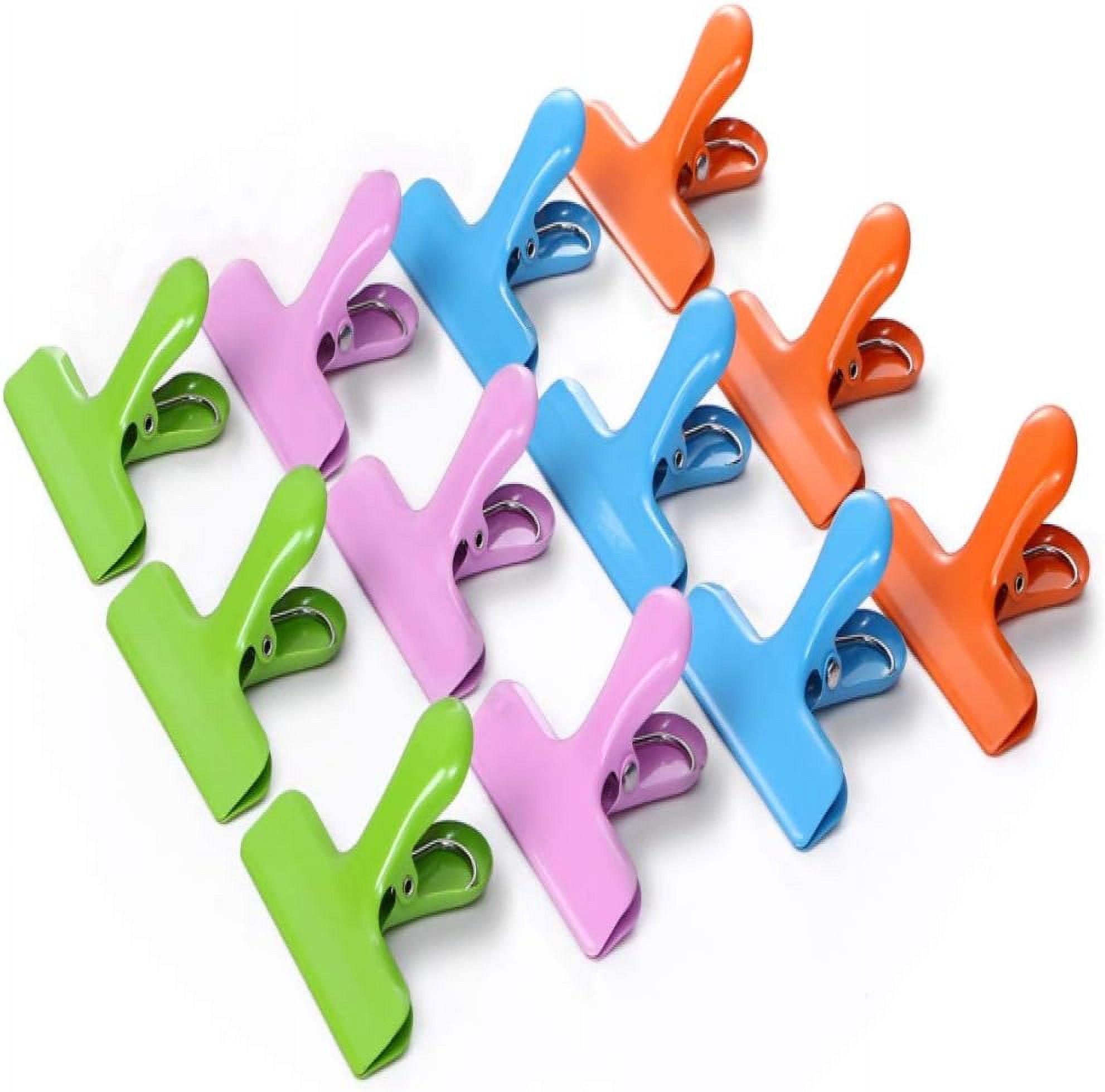 hip clips stainless steel large 3 inch wide 4 assorted colors 4 Pack ...