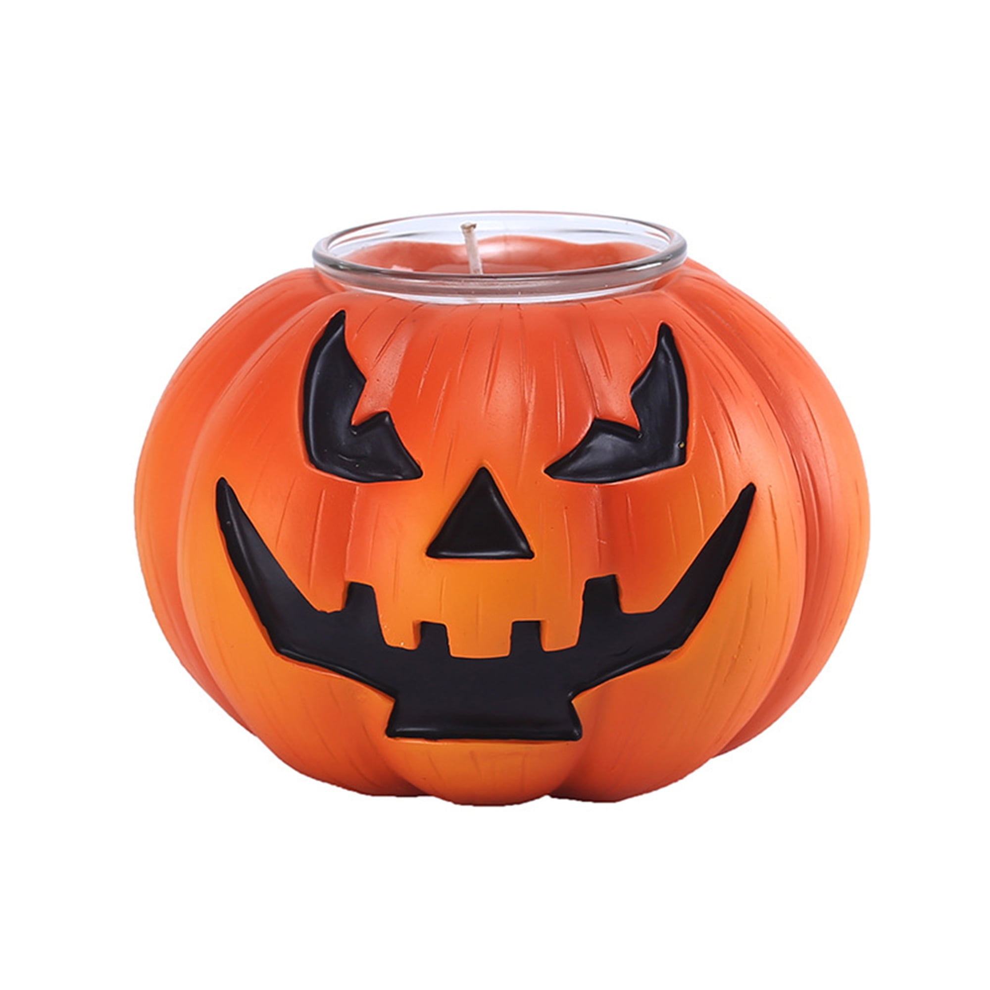 Hirigin Halloween Pumpkin Candlestick Ghost/Cat/Vampire/Zombie Face ...