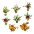 hiryomu Mini Christmas Tree with Berries Small Table Top Christmas Tree ...