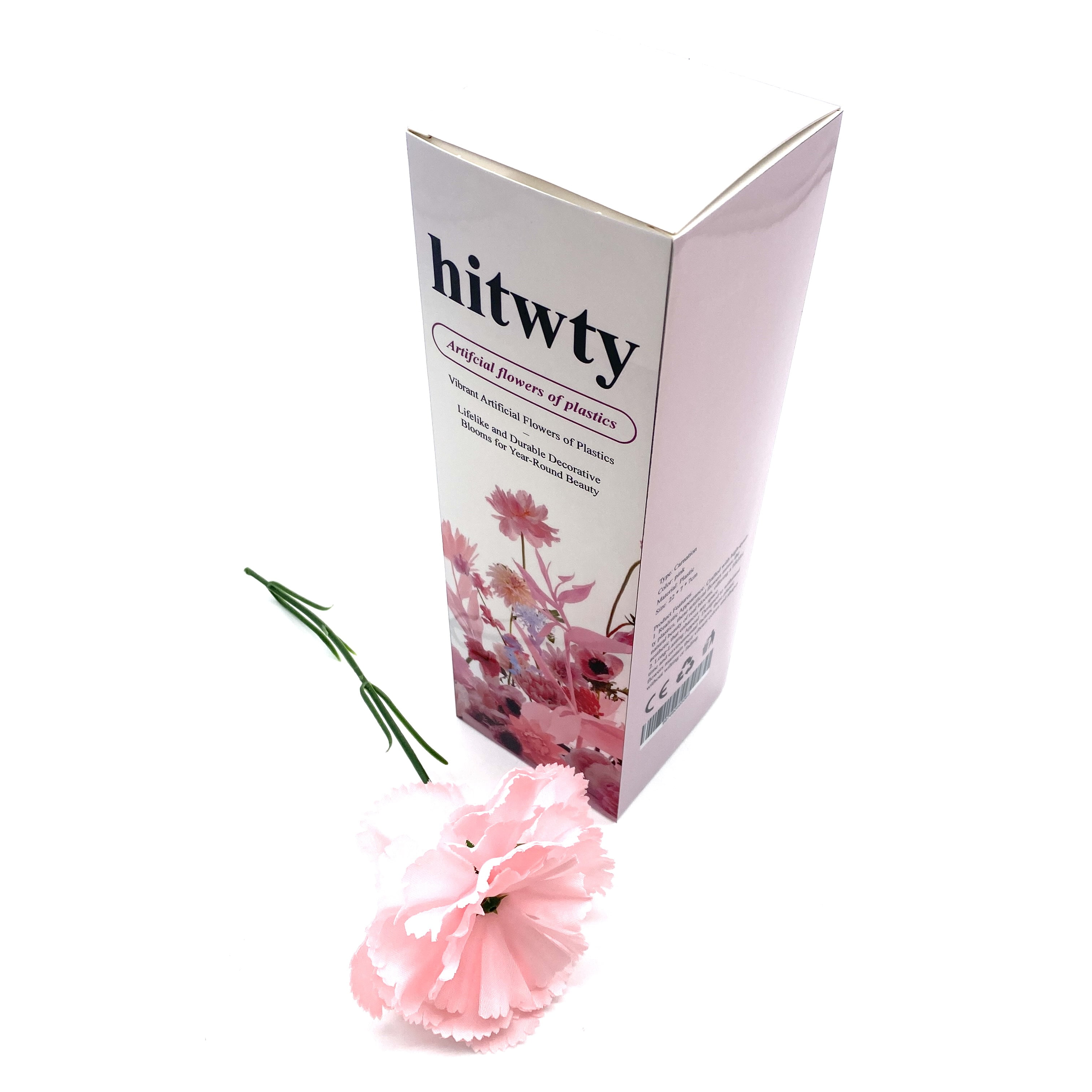 hitwty Artifcial flowers of plastics Lifelike and Durable Decorative ...
