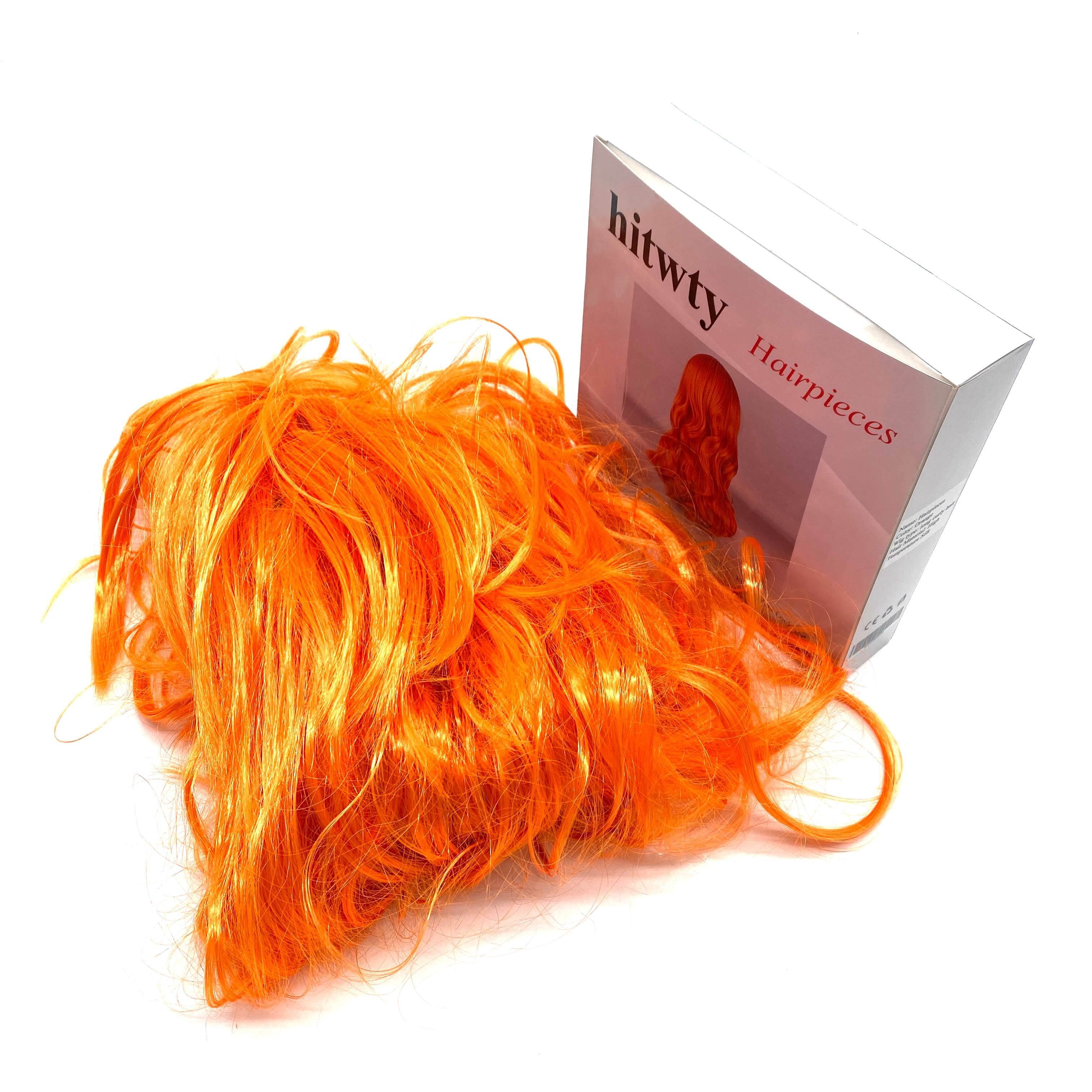 hitwty Hairpieces Long Curly Wig Made from High-Temperature Silk for ...