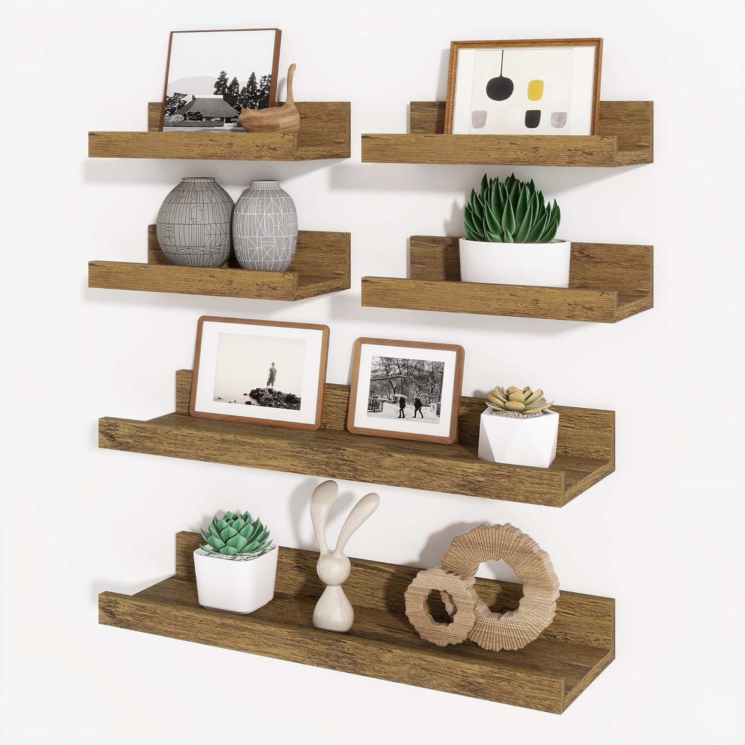 hjklopuyt Picture Ledge Shelf Floating Shelves for Wall Decor Storage ...