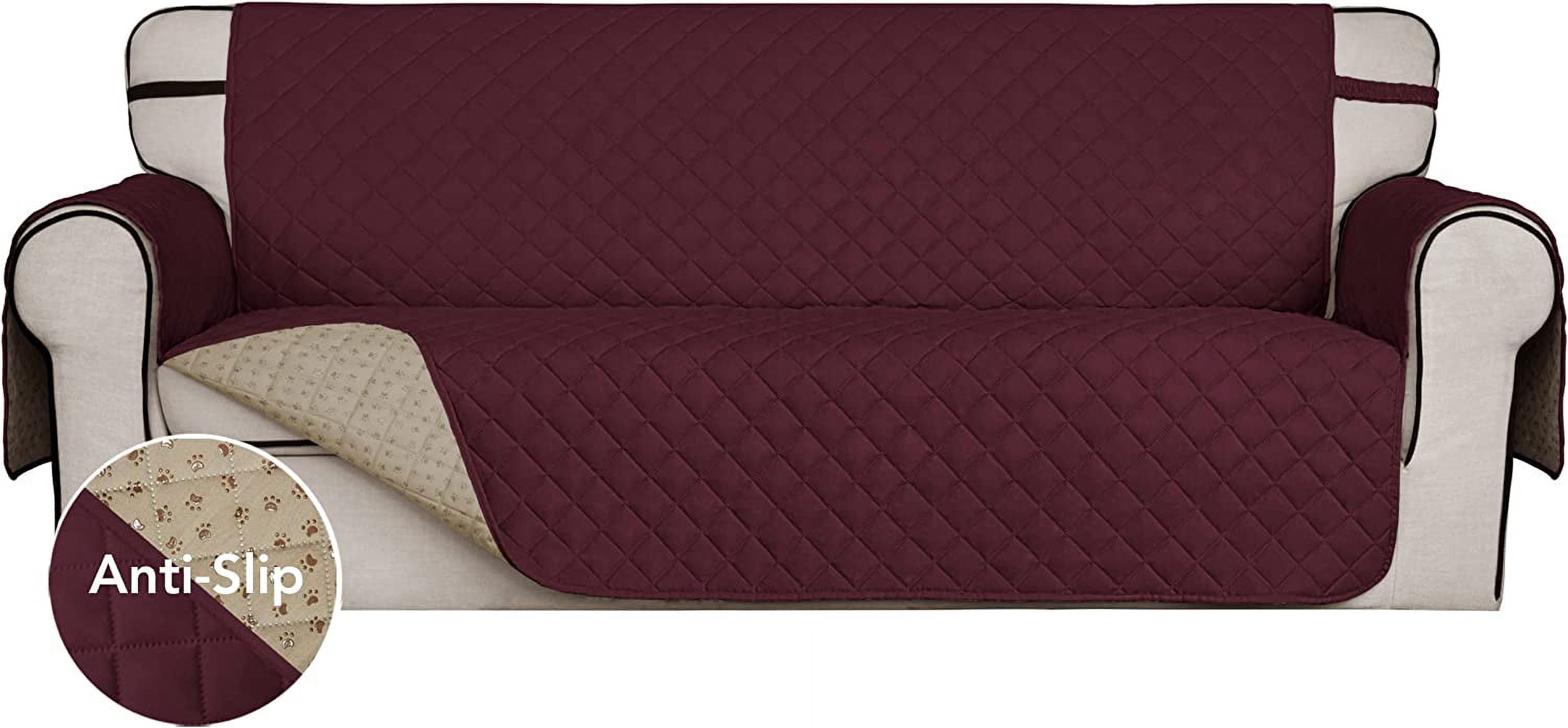 dzyasd Super Anti-Slip Covers for 3 Couch Water Resistant Quilted Sofa ...