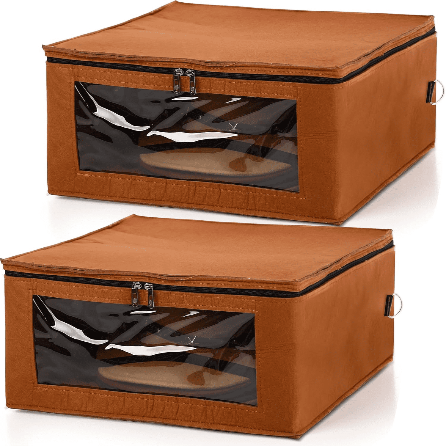 hlquji 2 Pack Hat Storage for Cowboy Hat Square Foldable Travel Wide ...
