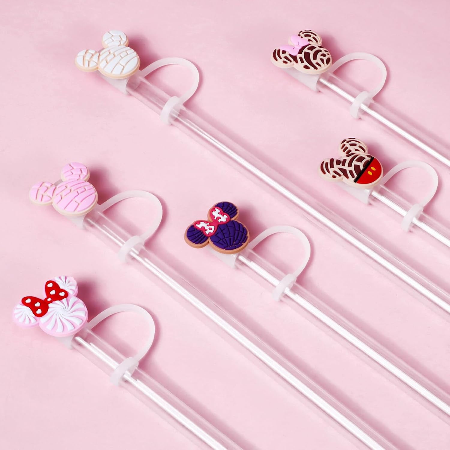 hlquji 6PCS Straw Covers for Cup Tumbler 30 oz / 40 oz Leak Proof Straw ...