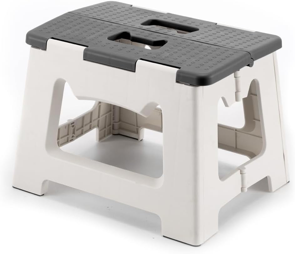 dxynlzq 9'' Folding Step Stools for Kids and Adults Hold Up to 300 lbs ...