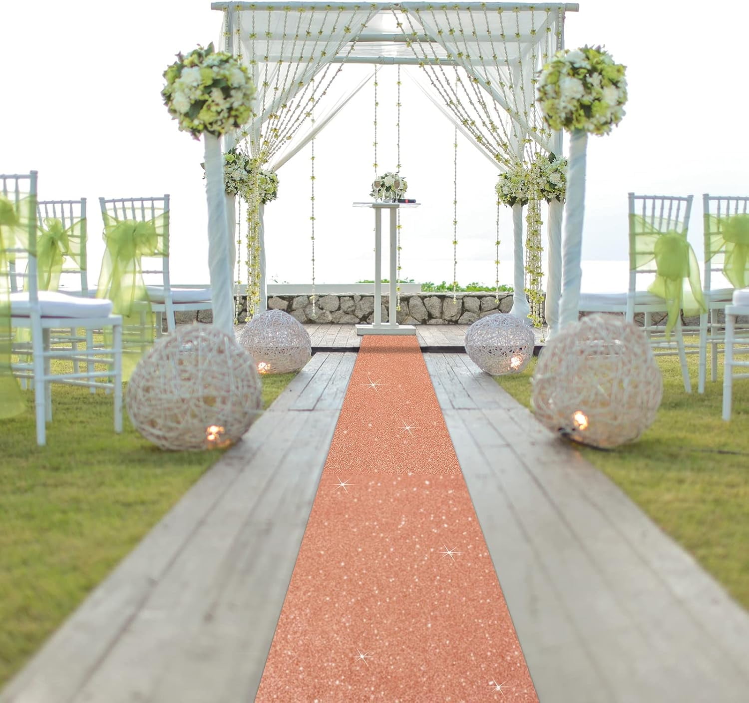 chdqwer Carpet Runner Runway Rug 55 GSM Thickness with Carpet Tape for Prom Graduation Wedding ...