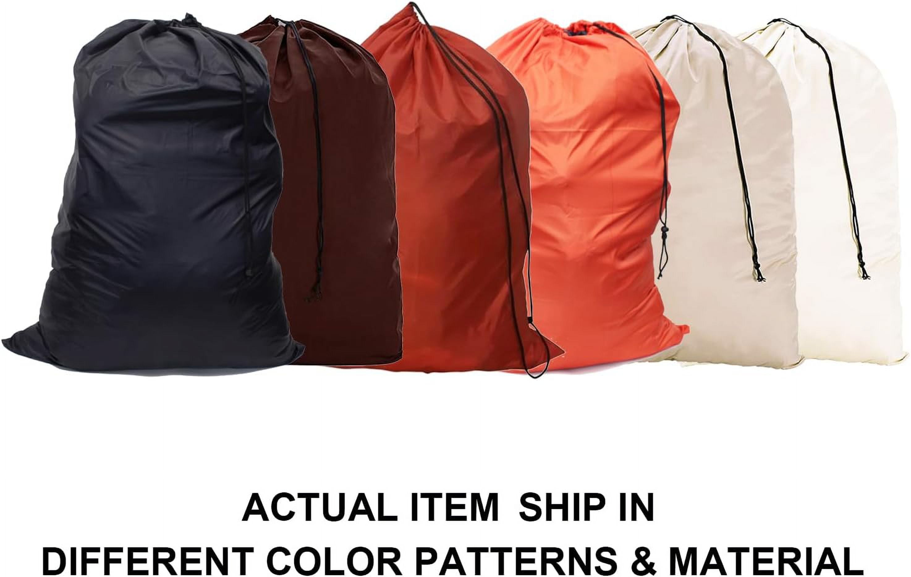 hlquji Extra Large Laundry Bag 6 Pack Varied Colors Travel Laundry Bags ...