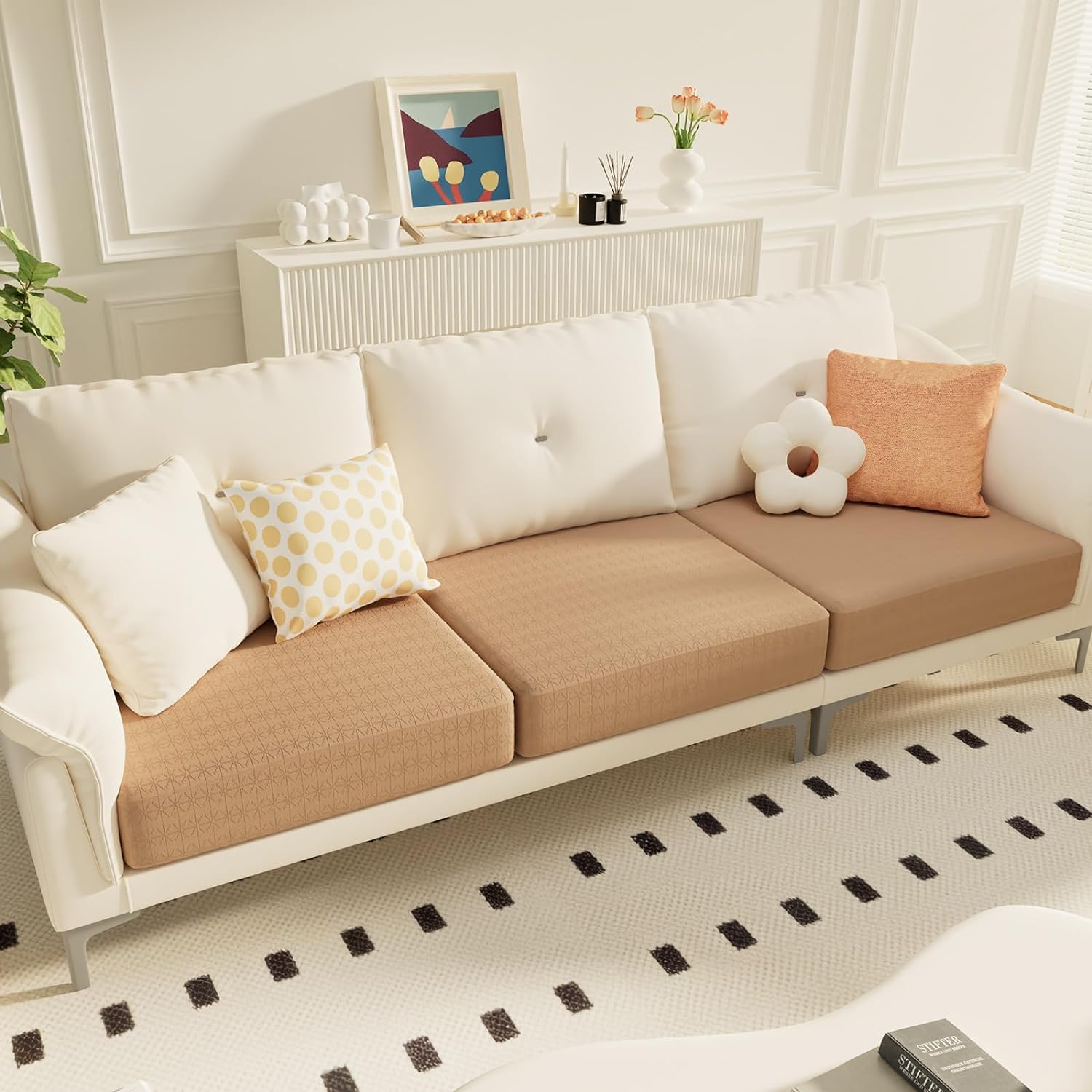 hlquji HIPOTY Ice Silk Couch Cushion Sectional Couch for Sectional Sofa ...
