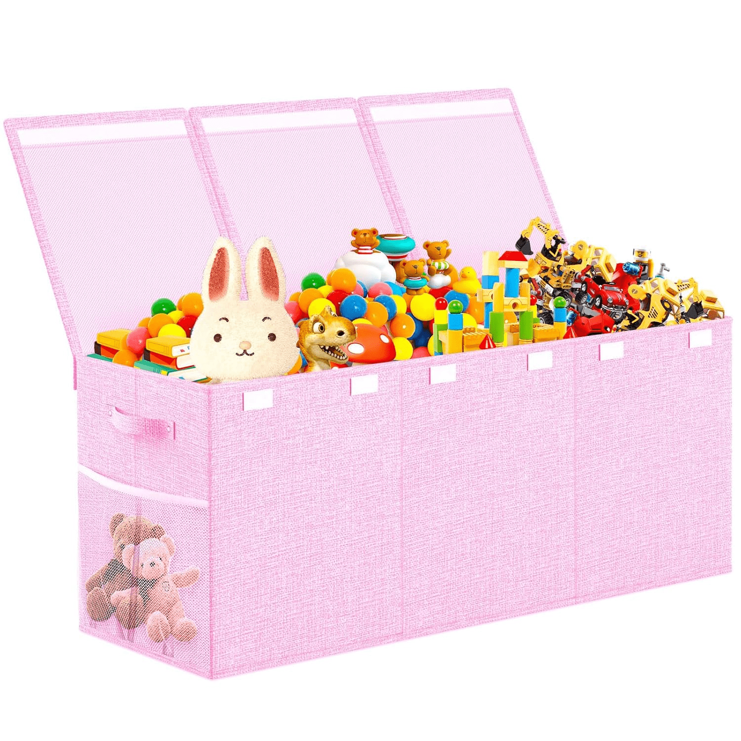 hlquji KFHDMCV Extra Large Toy Toys Chest for Toddlers with Lids ...