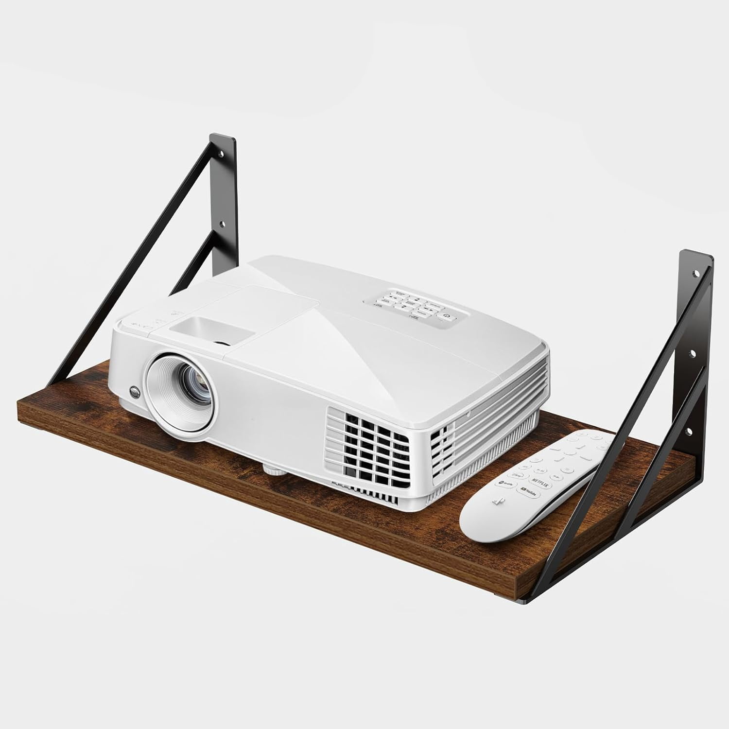 hlquji KFHDMCV Floating Shelves for Wall 8 inch Deep Projector Floating ...