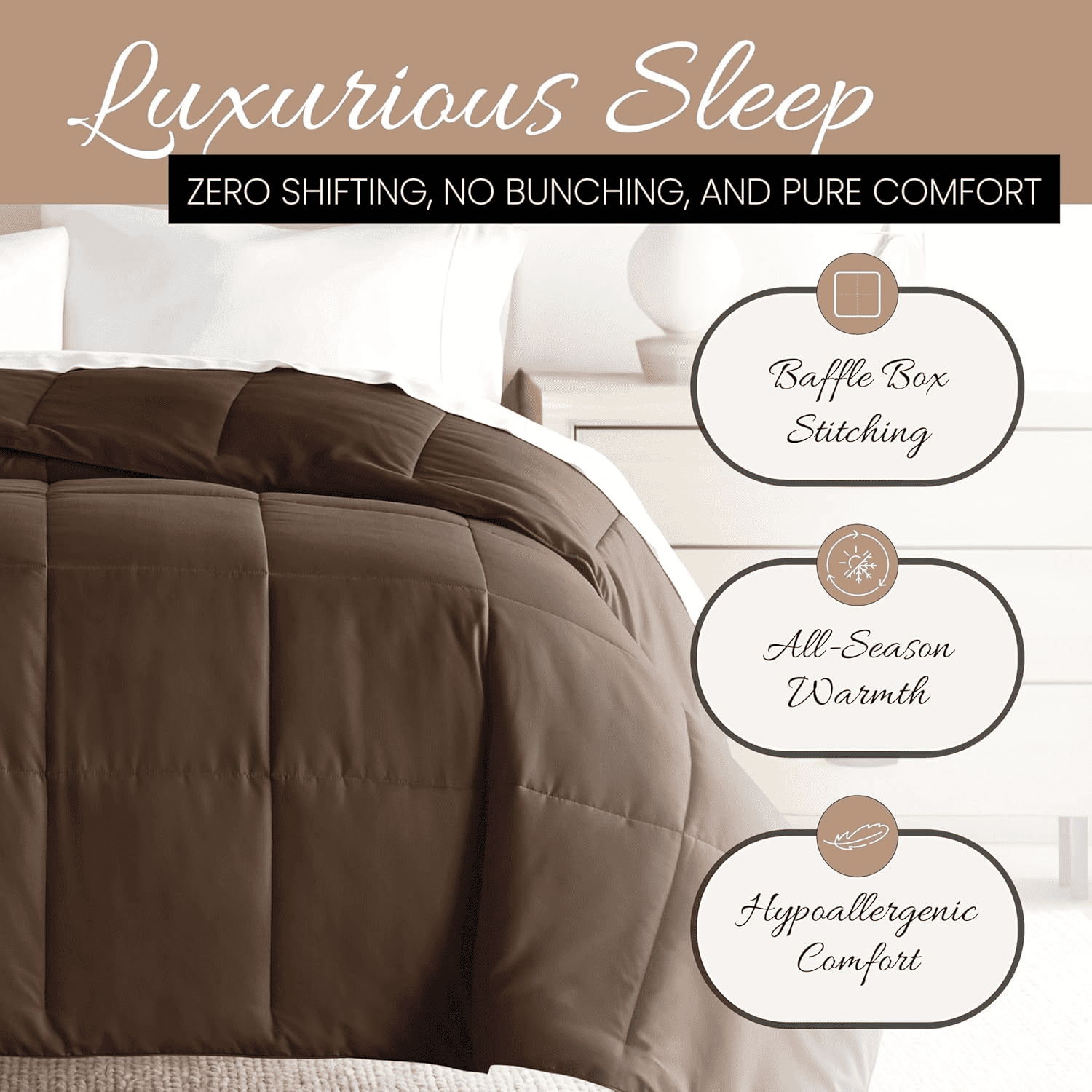 hlquji Reversible Queen/Full Comforter Set (3 Piece) - Bring with Our ...