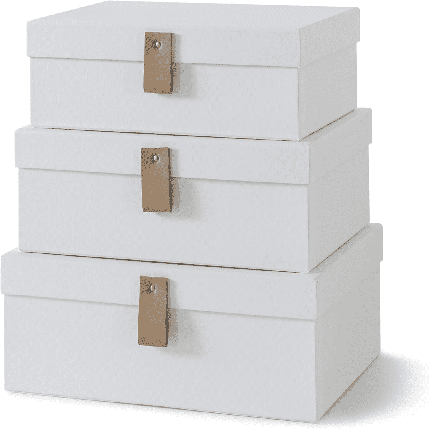 hlquji Soul & Lane Cardboard Decorative Boxes for Storage - Textured ...