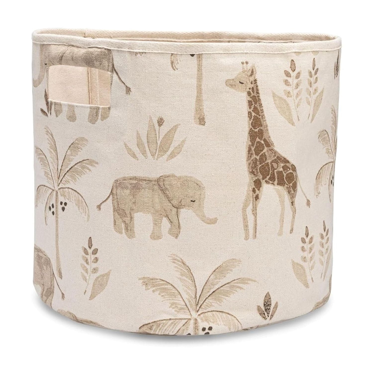 hlquji Woodland Nursery Basket Animal Nursery Decor Fabric Storage Bin ...