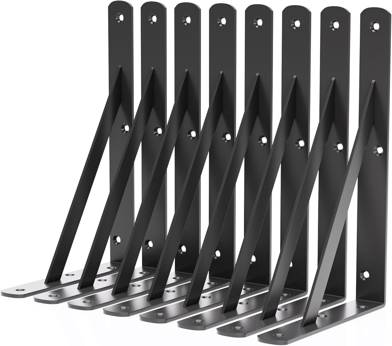 hltdhyi 11in Shelf Brackets - 8 Pack Large Wall Brackets for Garage ...