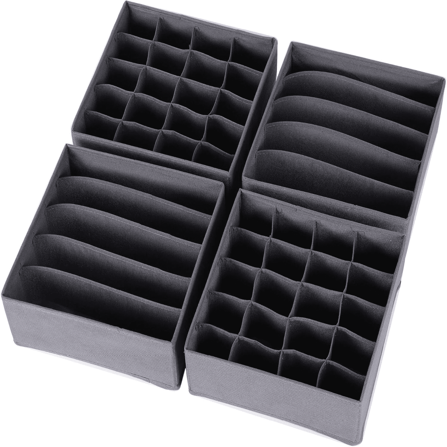 hltdup 4 Pack Foldable Cloth Storage Closet Dresser Drawer Organizer ...
