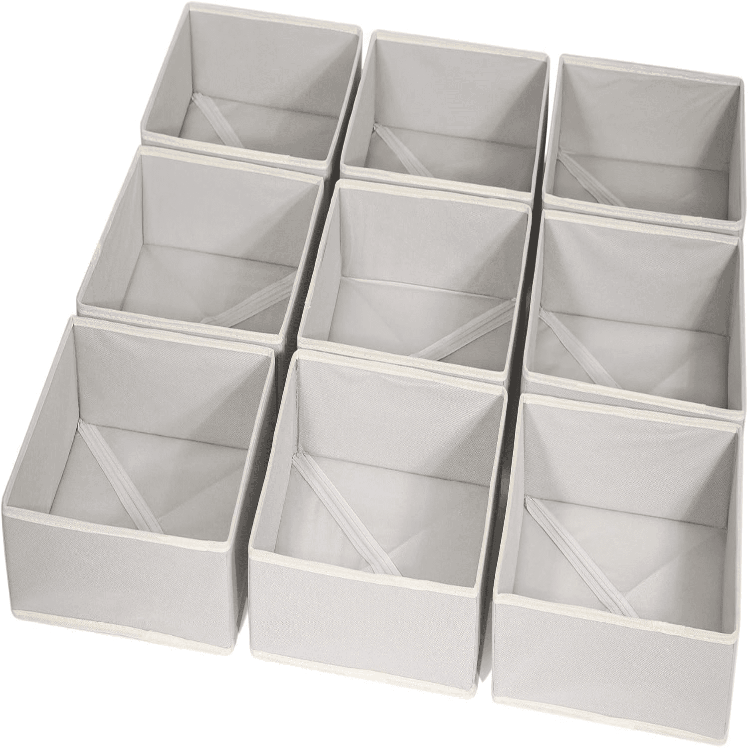 dzyasd Foldable Cloth Storage Closet Dresser Drawer Organizer Fabric ...