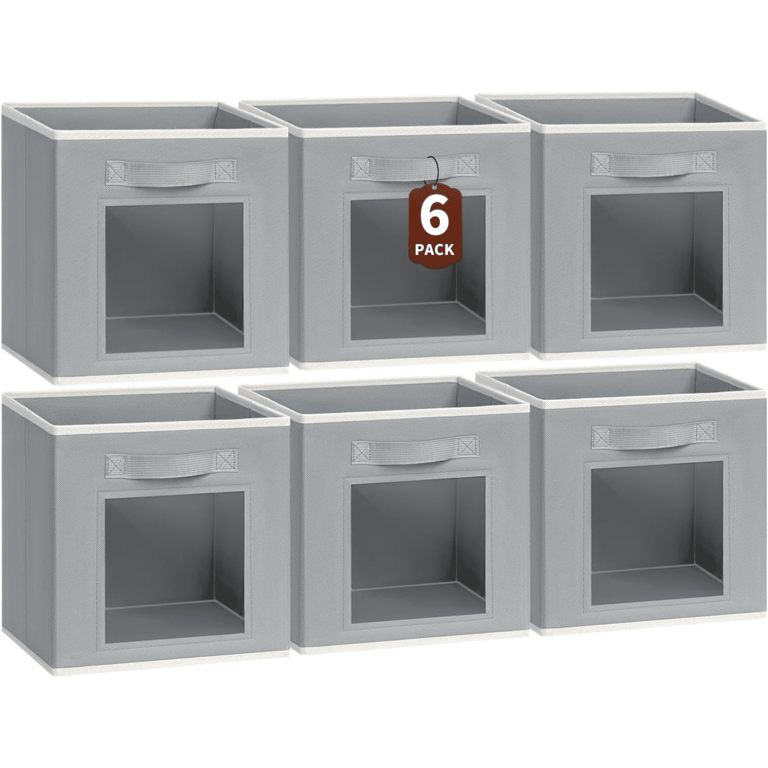 hltdup Foldable Storage Cubes - Cubby Storage Organizer with Window 11 ...