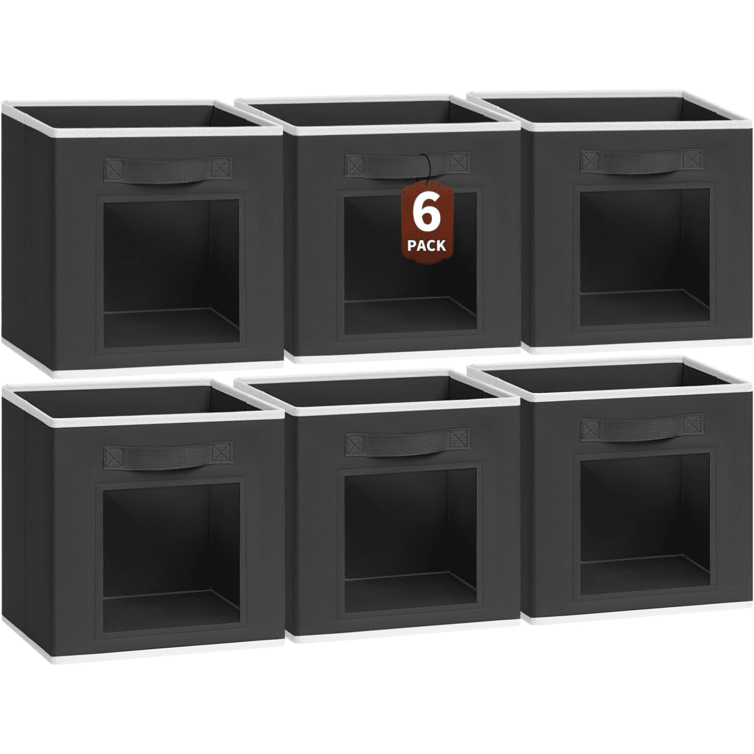 hltdup Foldable Storage Cubes - Cubby Storage Organizer with Window 11 ...