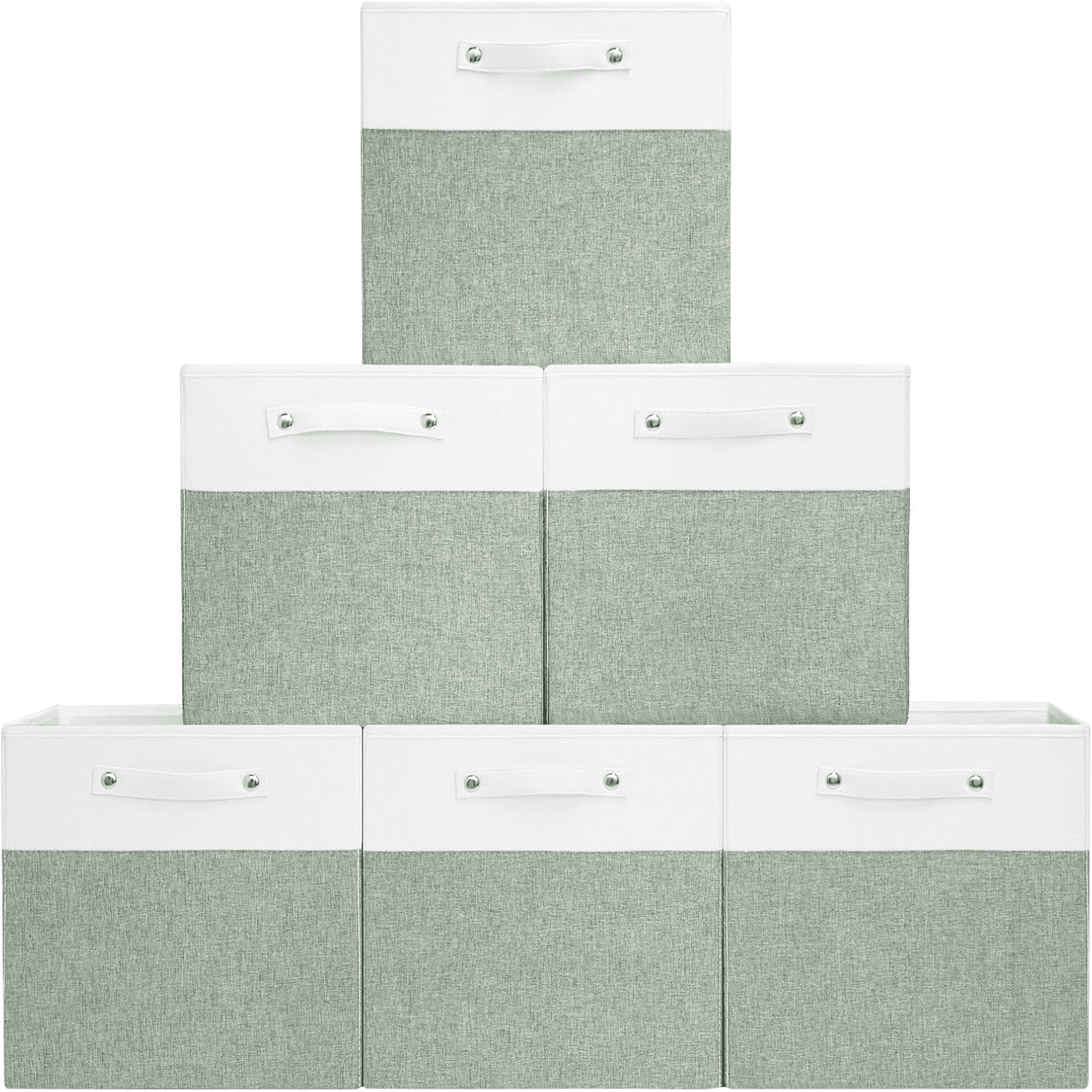 hltdup KFHDMCV KFHDMCV 13 x 13 Inch Fabric Storage Cube Bins 4 Pack ...