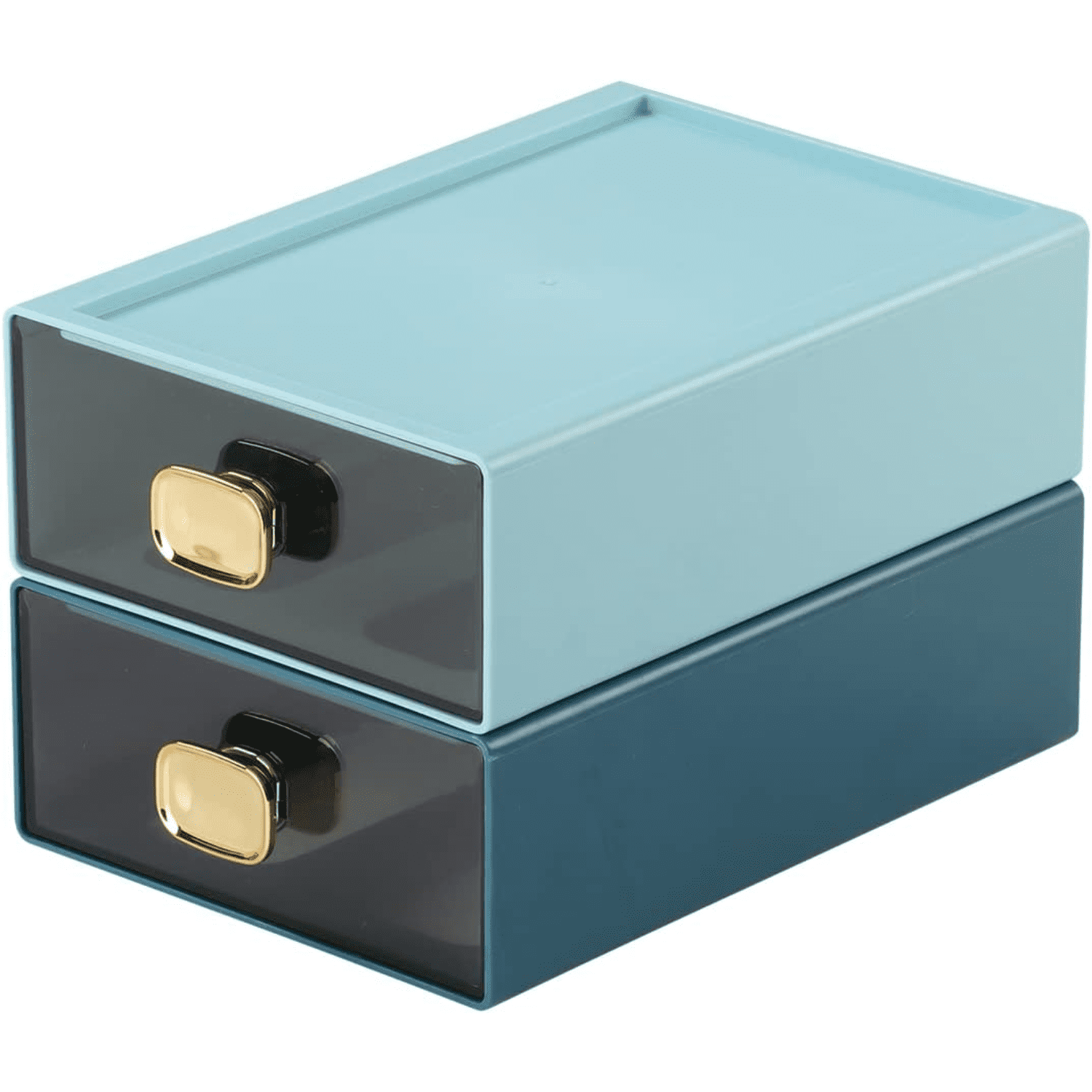 hltdup Spacious Desktop Storage 1 Large 1 Middle & 2 Small Storage ...