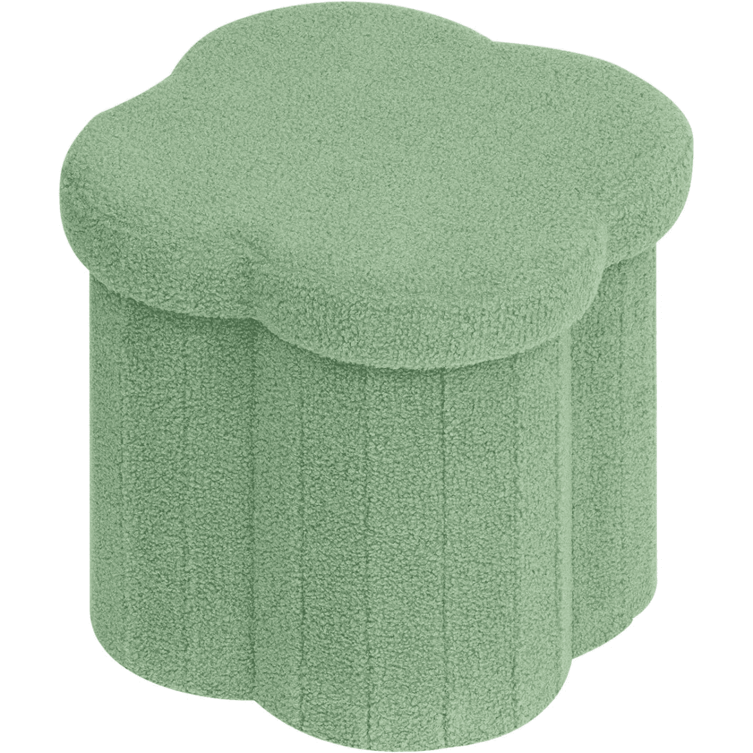 hltdup Storage Ottoman Cube Flowers Shaped Ottomans with Storage Foot ...